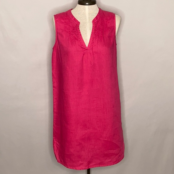 Pure Collection | Dresses | Pure Collection 0 Linen Sleeveless Shift ...